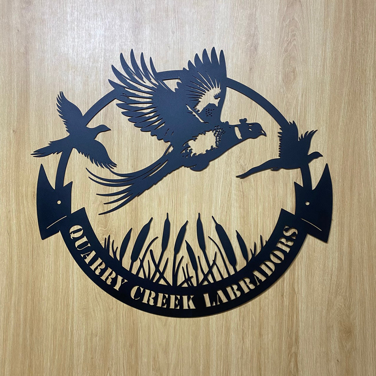 Personalized Pheasants Hunting Metal Sign, Custom Outdoor Bird Hunting ...